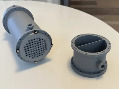 Shell & Tube Heat Exchanger - Full Model by MattHimSelph MakerWorld ...
