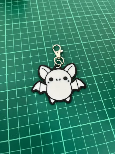 Bat Keychain - Free 3D Print Model - MakerWorld