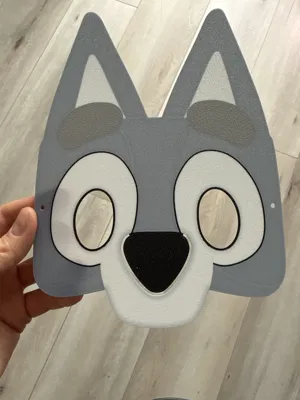 Bluey Mask for Kids by edrakko MakerWorld: Download Free 3D Models