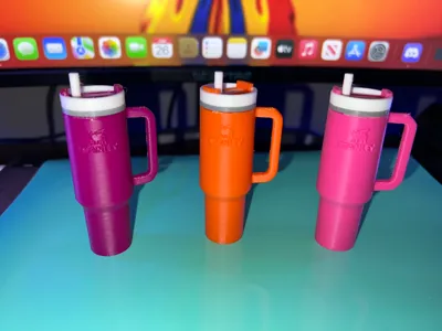 Stanley Tumbler Keychain with Stand by Tyler Treece MakerWorld ...