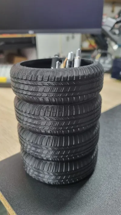 Tire pen organizer Bridgestone pencil holder box by ZECIORTECH ...