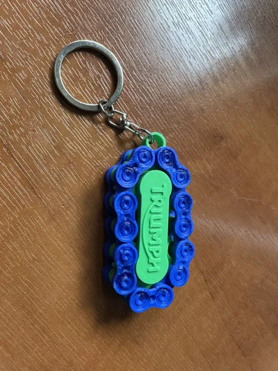 Motorcycle Roller Chain Key Ring by Bootjevaarder MakerWorld: Download ...