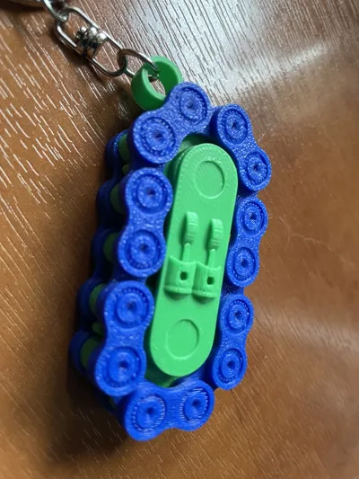 Motorcycle Roller Chain Key Ring by Bootjevaarder MakerWorld: Download ...