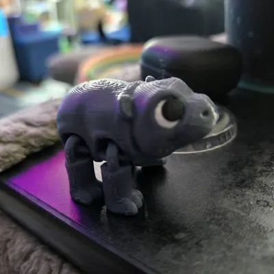 Baby Hippo Flexi -MooDeng Inspired Fidget by sugarpaws3d MakerWorld ...