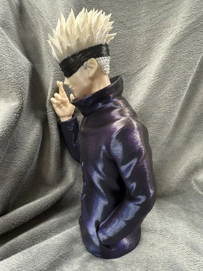 Satoru Gojo Upper Body Figurine by Ultra_violet MakerWorld: Download ...