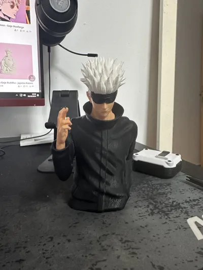 Satoru Gojo Upper Body Figurine by Ultra_violet MakerWorld: Download ...