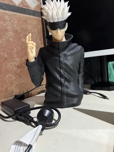 Satoru Gojo Upper Body Figurine by Ultra_violetMakerWorld: Download ...