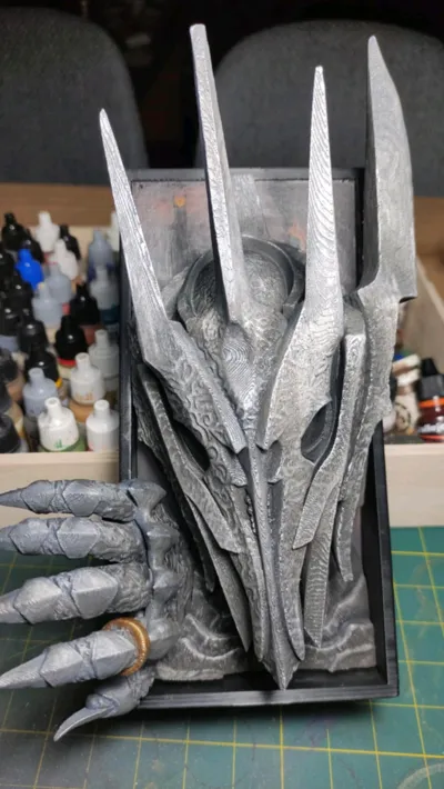 Sauron Book Nook - Free 3D Print Model - MakerWorld