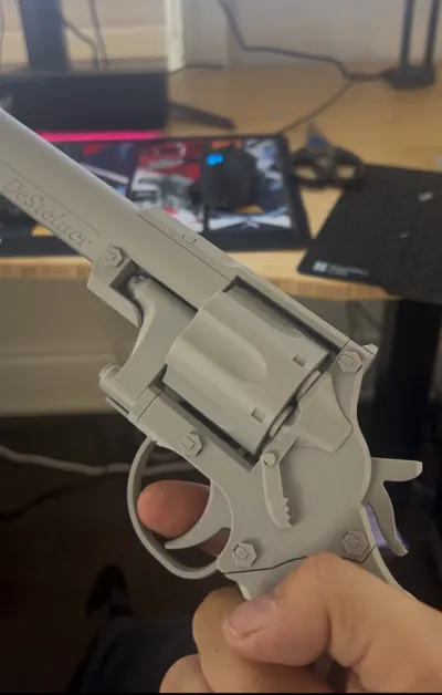 Revolver Toy Gun by WIZZY MakerWorld: Download Free 3D Models