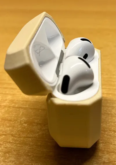 Flat-Edged AirPods 4 Case by gimpelginster MakerWorld: Download Free 3D ...