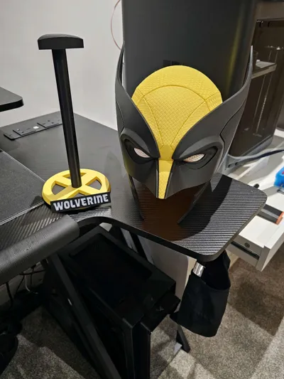 Wolverine Helmet Stand - Free 3D Print Model - MakerWorld