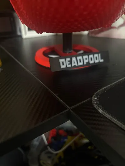 Deadpool Helmet stand - Free 3D Print Model - MakerWorld
