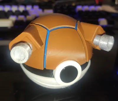 Blastoise Pokeball - MULTIPART by Gumnut Forge MakerWorld: Download ...