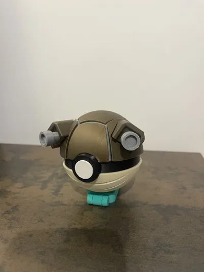 Blastoise Pokeball - MULTIPART by Gumnut Forge MakerWorld: Download Free 3D Models