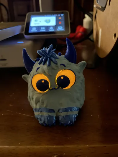 Gary The Monster - Free 3D Print Model - MakerWorld