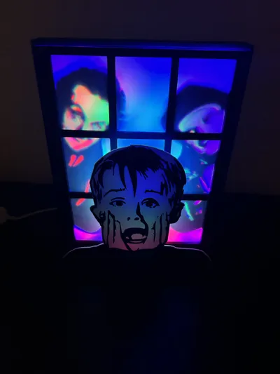 Home Alone Lightbox by Stacybraun31 - MakerWorld