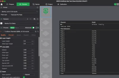GRIPS: GRidfinity Interlocking basePlate System by TooManyThings ...