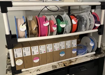 Modular Filament Rack System by Thinkable MakerWorld: Download Free 3D ...