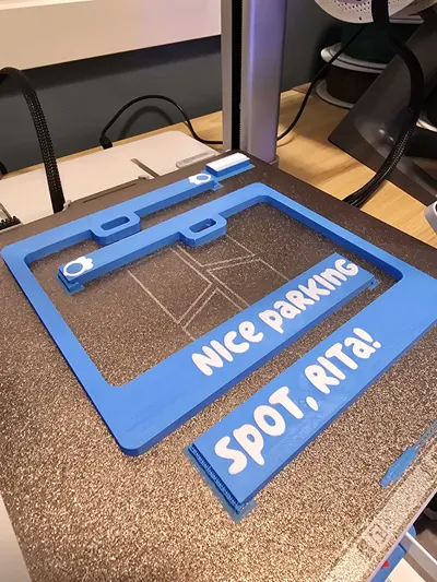 Bluey License Plate Cover - Free 3D Print Model - MakerWorld