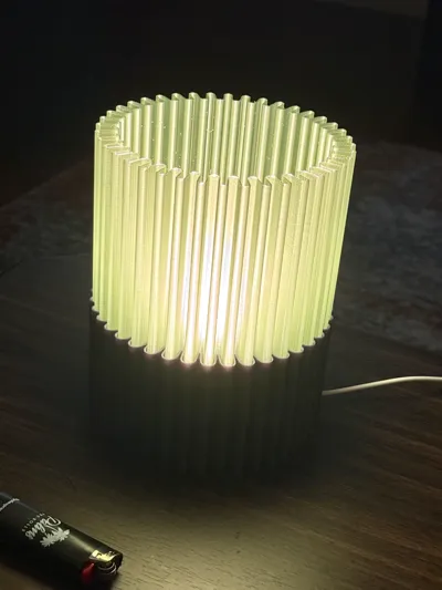 Two Part Side Lamp. Satisfying Design LED light. by Abstractia Design ...