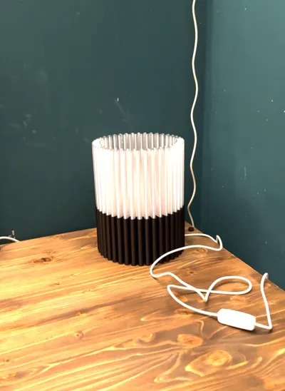 Two Part Side Lamp. Satisfying Design LED light. by Abstractia Design ...