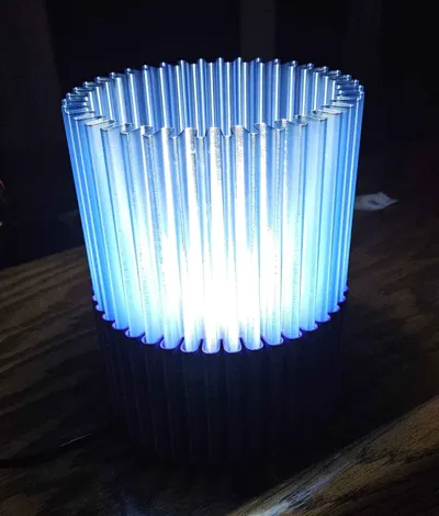 Two Part Side Lamp. Satisfying Design LED light. by Abstractia Design ...