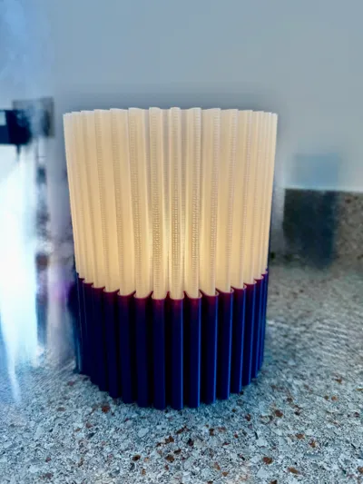 Two Part Side Lamp. Satisfying Design LED light. by Abstractia Design ...