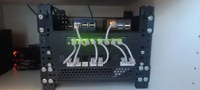 1U 10 inch Power Brick Mount by michaelclaw - MakerWorld