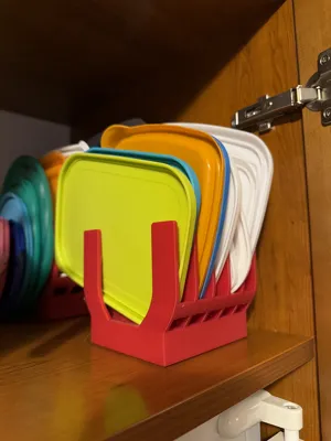 Tupperware Lid Holders (Kitchen Organiser) by HaughtyGrayAlien ...