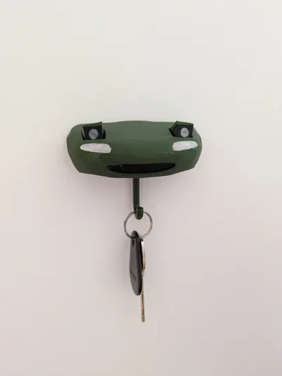 Mazda Miata MX5 wall key hanger with pop up lights by LoricGarde ...