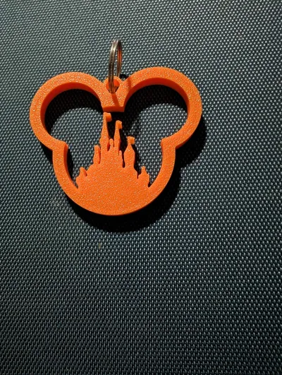 Disney Mickey Mouse Keychain - Free 3D Print Model - MakerWorld