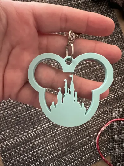 Disney Mickey Mouse Keychain by BerryMaker MakerWorld: Download Free 3D ...