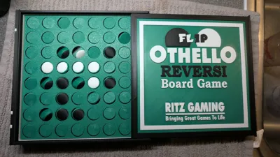 OTHELLO (Reversi) FLIP GAME- Bookcase Edition - Free 3D Print Model ...