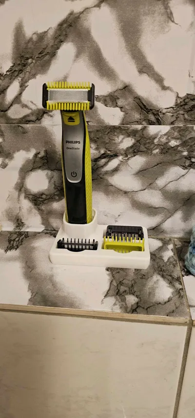 Philips Norelco OneBlade Stand (with attachments) by Tuny MakerWorld ...