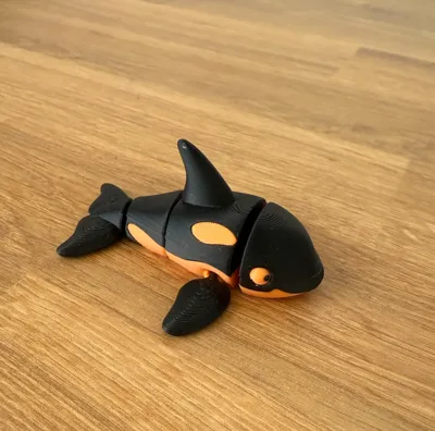 Cute Orca Articulated by InPlace MakerWorld: Download Free 3D Models