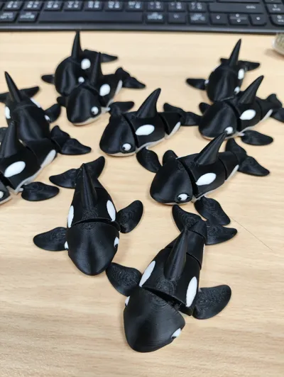 Cute Orca Articulated by InPlace MakerWorld: Download Free 3D Models