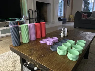 Stackable Container Capsule - Modular Organizer - Free 3D Print Model ...