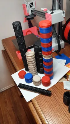 Stackable Container Capsule - Modular Organizer - Free 3D Print Model ...