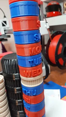 Stackable Container Capsule - Modular Organizer - Free 3D Print Model ...