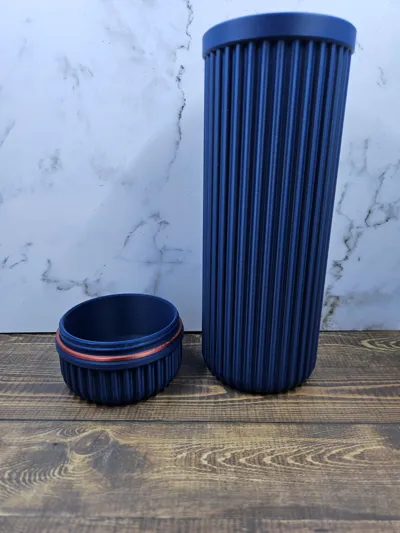 Stackable Container Capsule - Modular Organizer - Free 3D Print Model ...