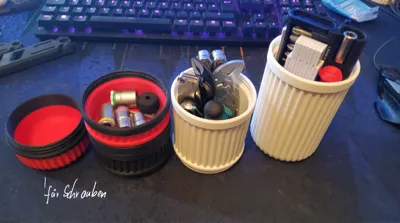 Stackable Container Capsule - Modular Organizer - Free 3D Print Model ...