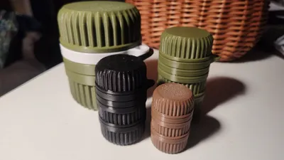 Stackable Container Capsule - Modular Organizer - Free 3D Print Model ...