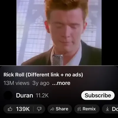 Free Wifi Rick Roll Sign *No AD Version* With Stand by Lilac Rage ...