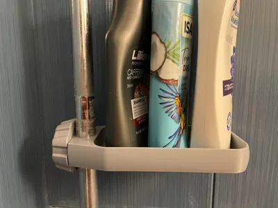 Extra long Shower Shelf for Shampoo and Soap by ThreeD-Michael - MakerWorld