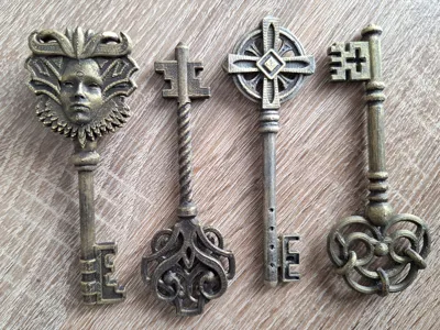 Set of 4 fantasy ancient keys by gobotoru MakerWorld: Download Free 3D ...