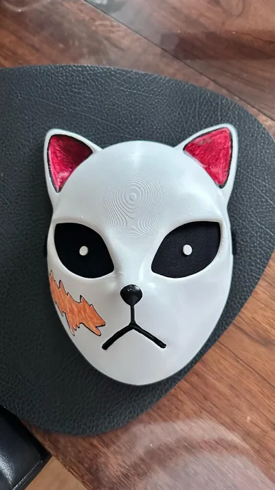 Demon Slayer Sabito Mask - Free 3D Print Model - MakerWorld