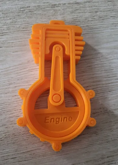 Engine stress-relief toys (no supports, print-in-place, articulated) by ...