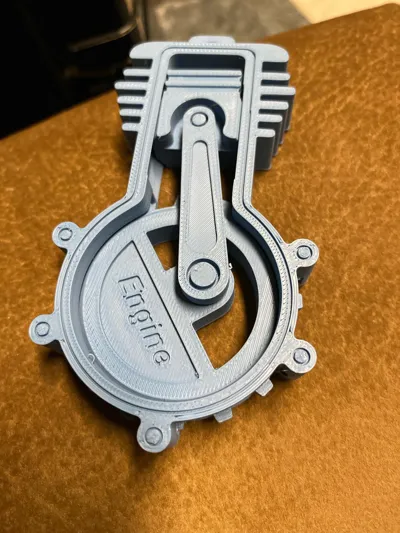 Engine stress-relief toys (no supports, print-in-place, articulated) by ...