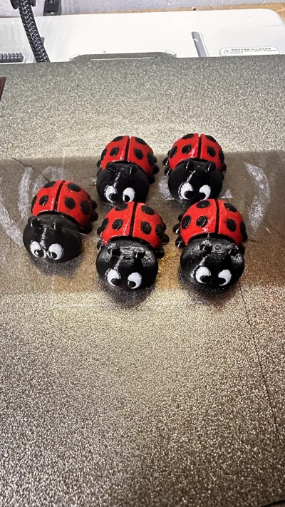 Cute Articulated Baby Ladybug by DuckyPrinted MakerWorld: Download Free ...