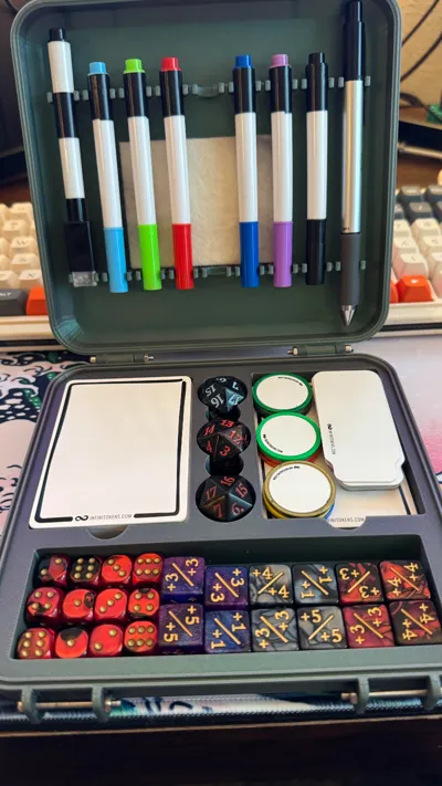 Magic the Gathering Dry Erase Token and Marker Box - Free 3D Print ...